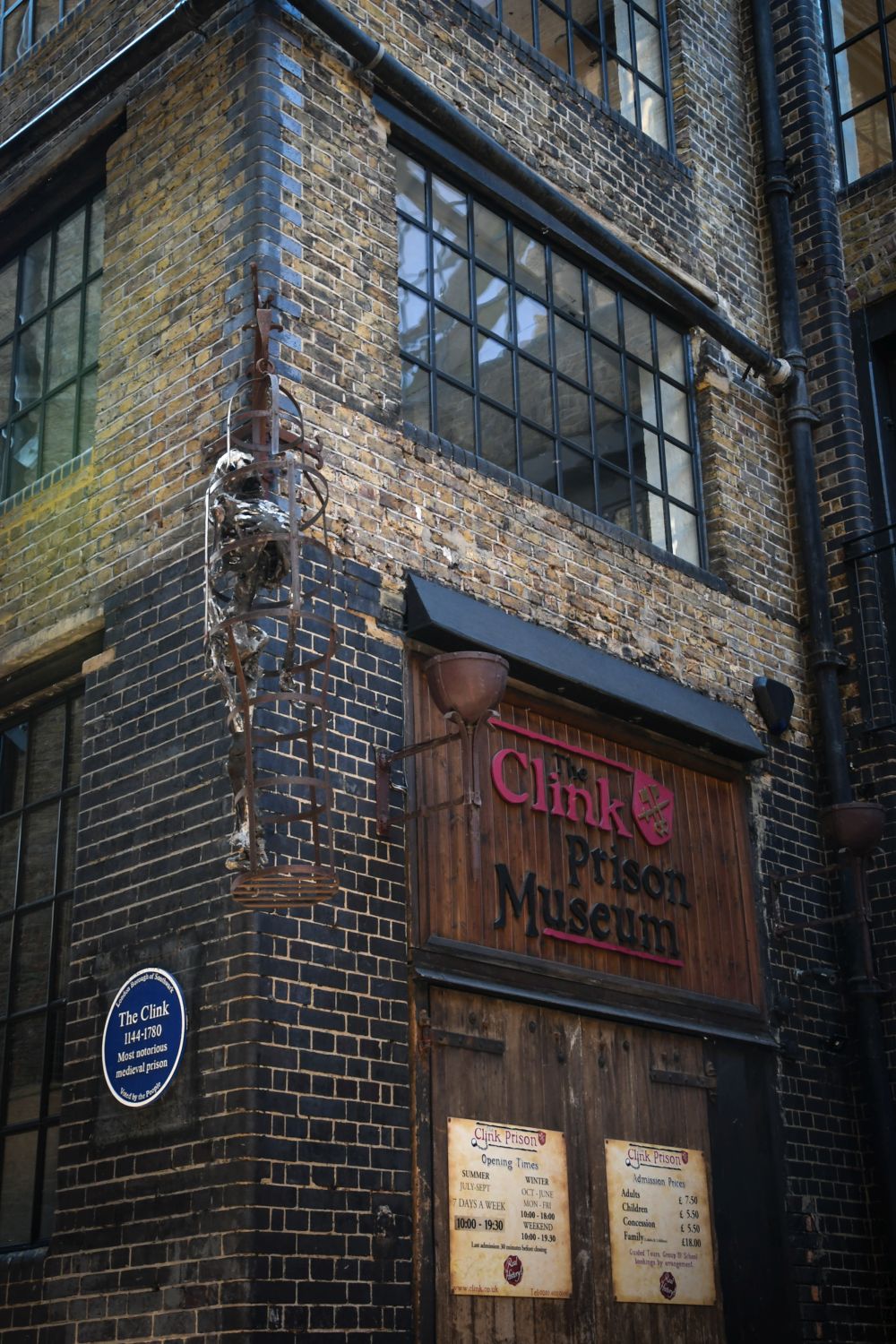 Get Thrown in The Clink - Visit The Clink Prison Museum